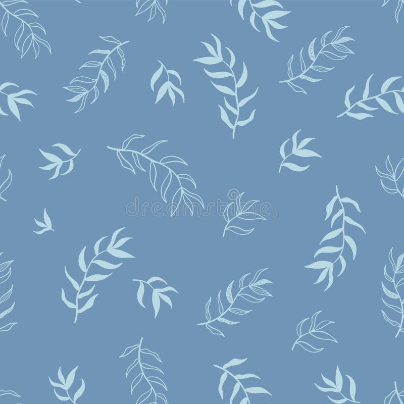 Spring Seamless Pattern, Hand Drawn Floral and Abstract Designs, Great ...