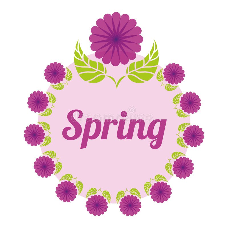 Spring season design stock vector. Illustration of vector - 66355988