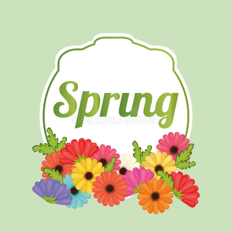 Spring season design stock vector. Illustration of vector - 66356190