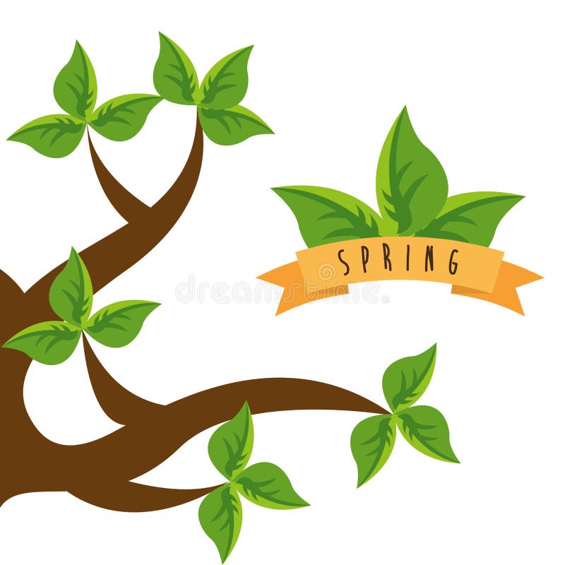Spring season design stock illustration. Illustration of element - 66689327