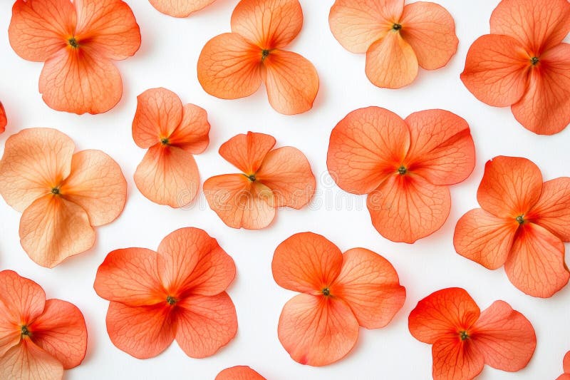 In the Spring Season, Red Petals Fall from Falling Flowers. Stock Image ...