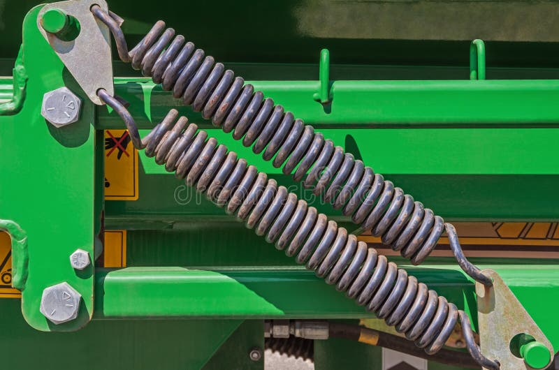 Spring shock absorber stock image. Image of coil, industry - 202021851