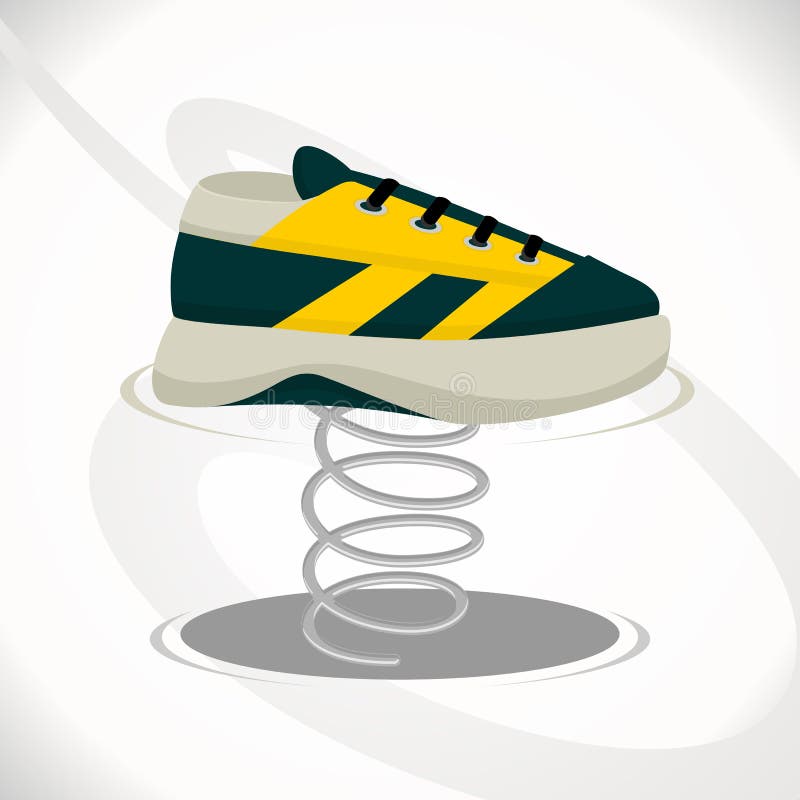 Spring shoe stock vector. Illustration of sneakers, sports - 47950397