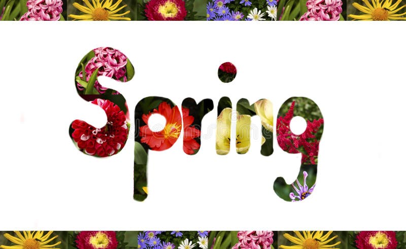 Spring sign stock illustration. Illustration of color - 7730588