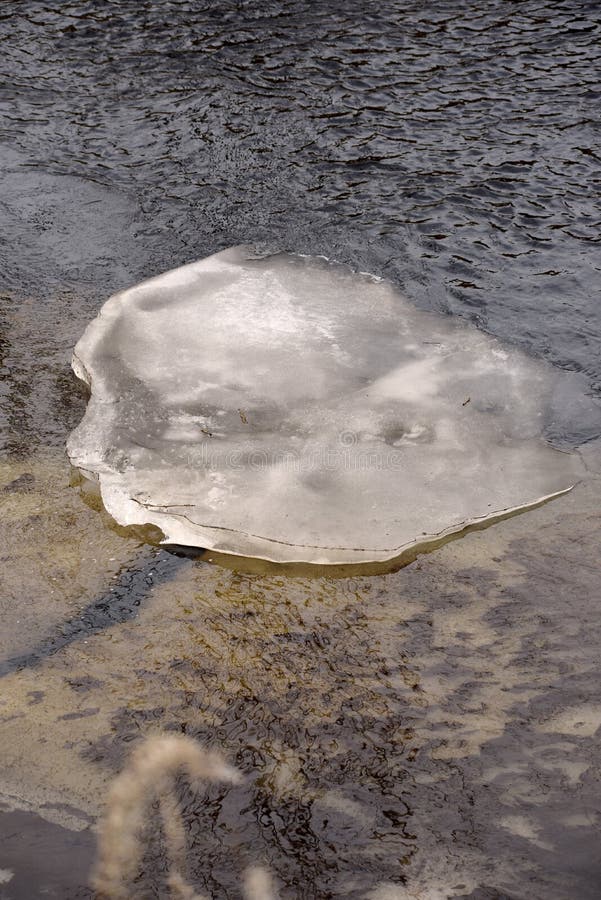 Spring Signs Ice Backgrounds Closeups Stock Image - Image of winter ...