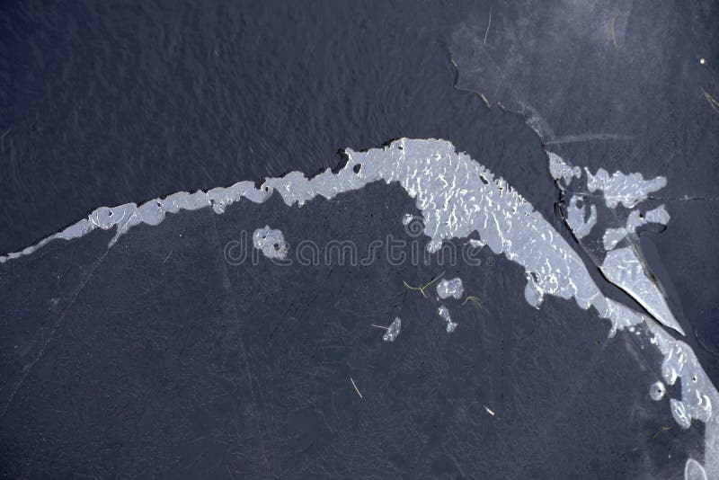 Spring Signs Ice Backgrounds Closeups Stock Image - Image of tree ...