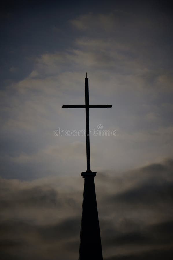 Spring sky cross stock photo. Image of high, cross, stands - 52816806