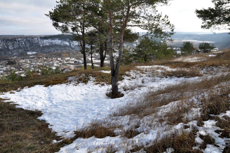 Spring snow melt_12 stock photo. Image of thawing, water - 83428750