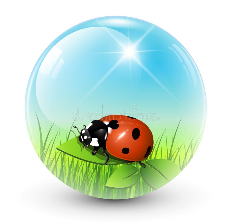 Spring sphere stock vector. Illustration of beautiful - 22731726