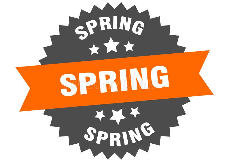 Spring stock vector. Illustration of grey, gray, template - 160547772