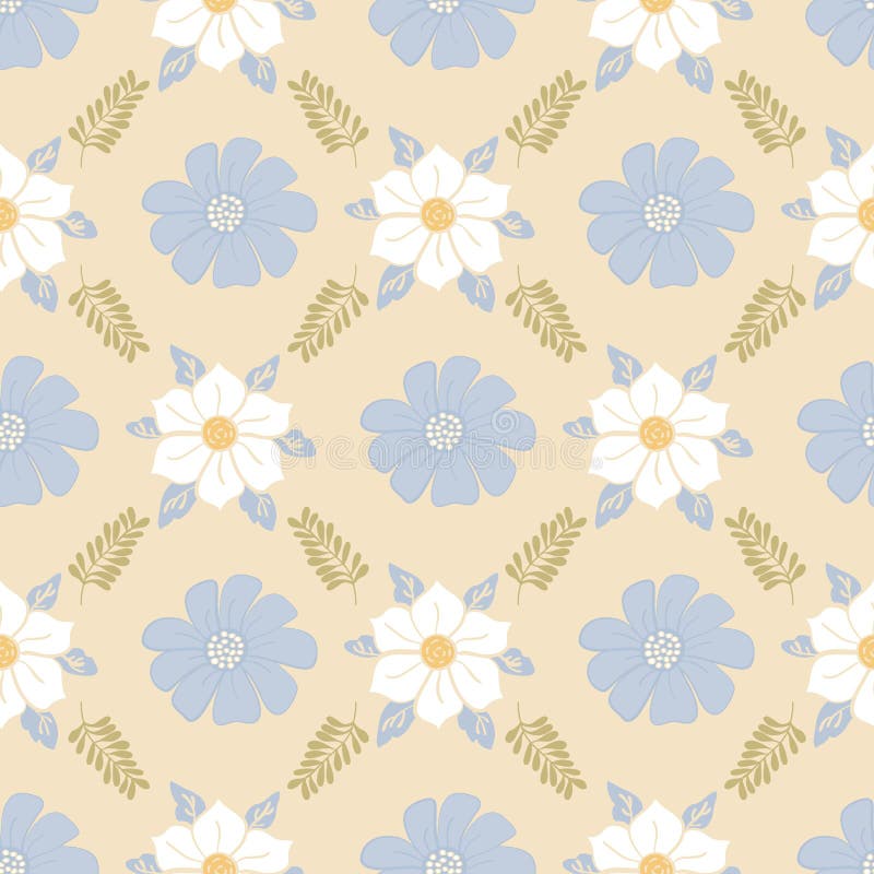 Spring Sprung Repeat Vector Pattern Background Print Stock Vector ...
