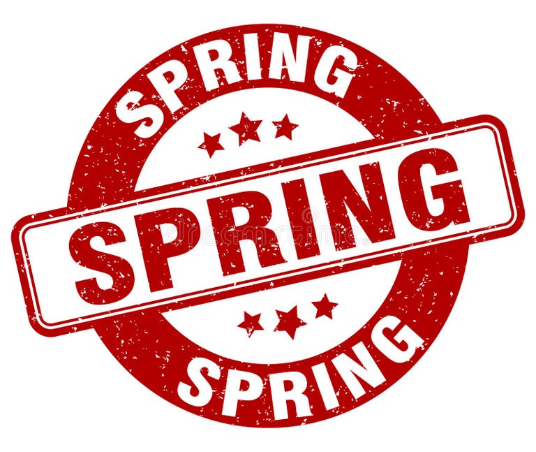 Spring Stamp. Spring Label. Round Grunge Sign Stock Vector ...