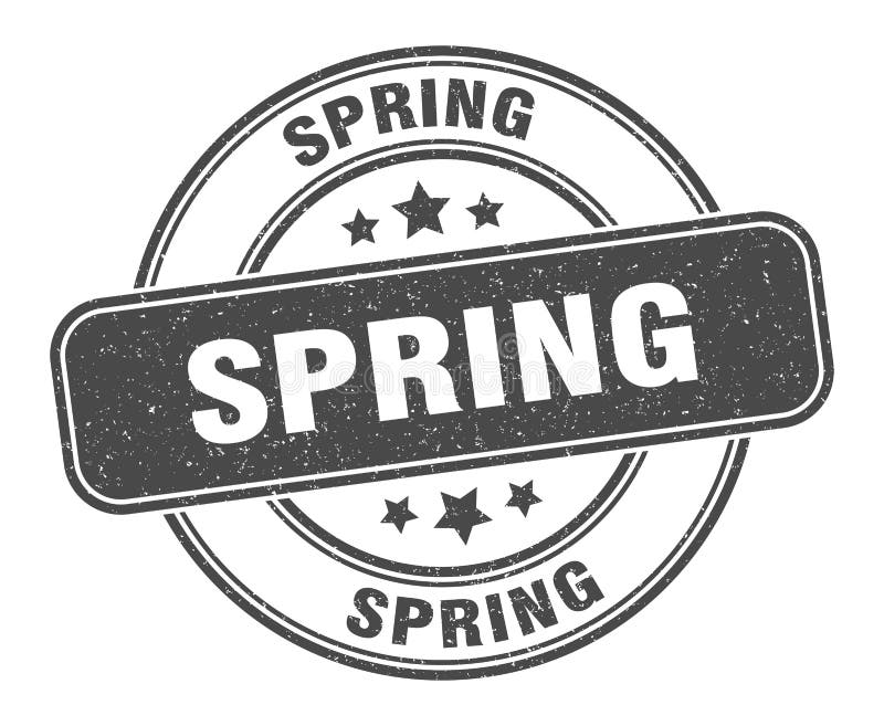 Spring stamp stock vector. Illustration of color, floral - 8683423