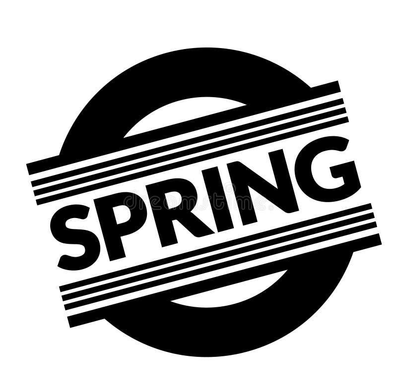 Spring stamp stock vector. Illustration of imprint, flower - 8683285