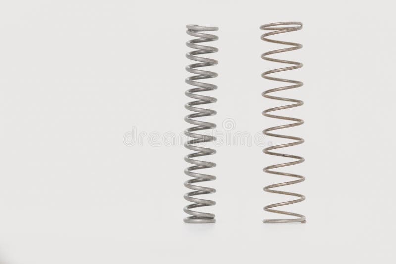 Spring steel push. stock photo. Image of construction - 227470048
