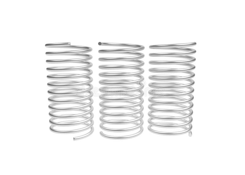 Realistic Iron Spiral Spring Stock Photos - Free & Royalty-Free Stock ...