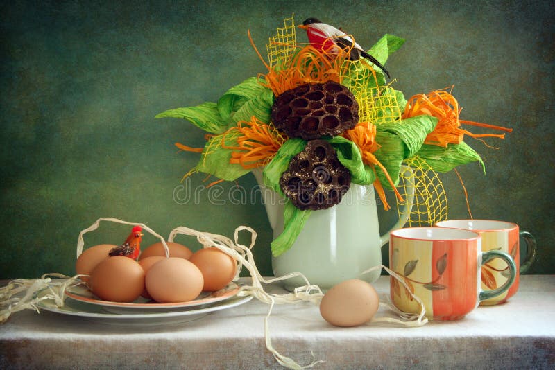 Spring still life stock photo. Image of decoration, card - 13520194