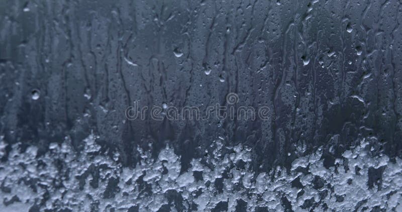 Spring Storm with Hail and Rain Stock Footage - Video of frozen, glass ...