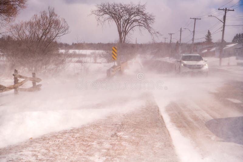 Spring Storm Hits Us in Clear Skies Stock Image - Image of hits, spring ...