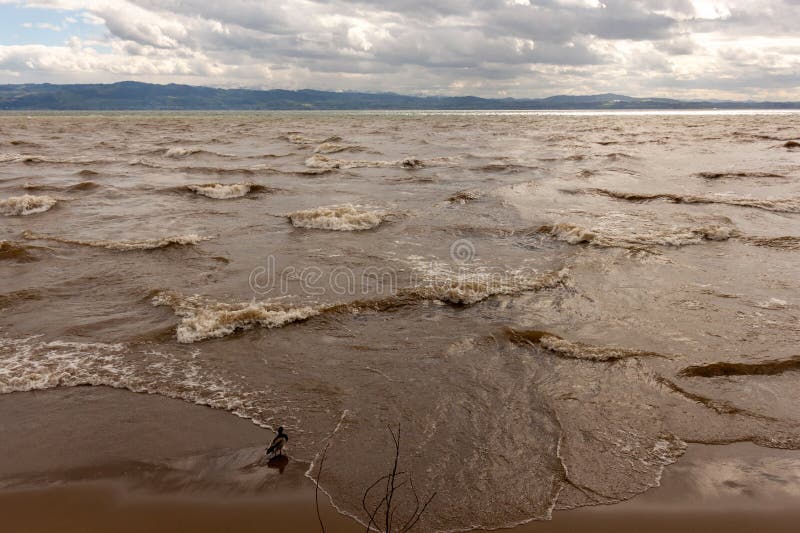 Spring Storm on Lake Constance Stock Photo - Image of tourism, storm ...