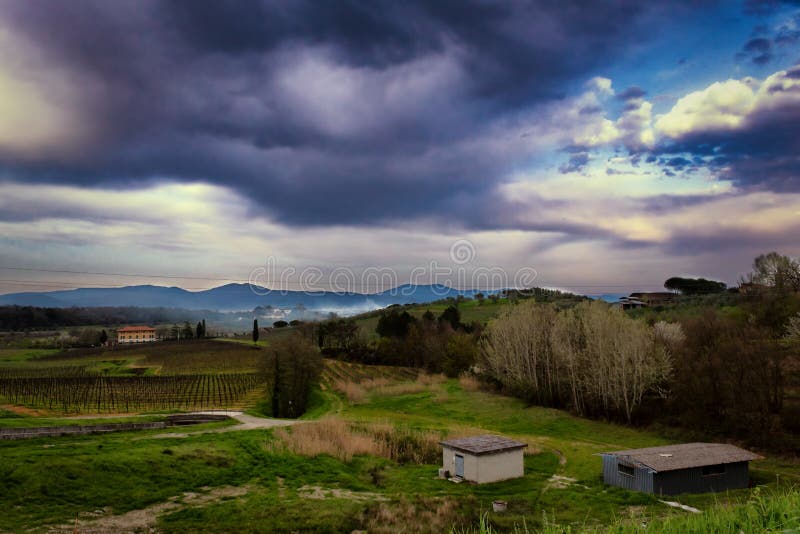 A Spring Storm opens stock photo. Image of landscape - 114872778