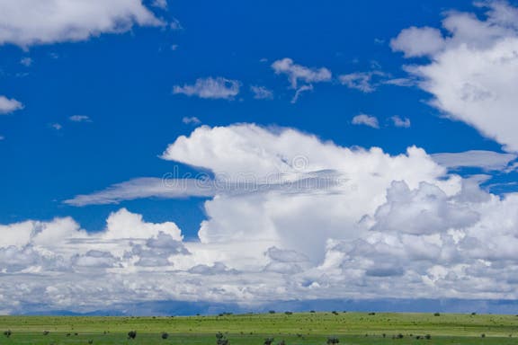 Spring storm on the plains stock photo. Image of thunder - 2359008