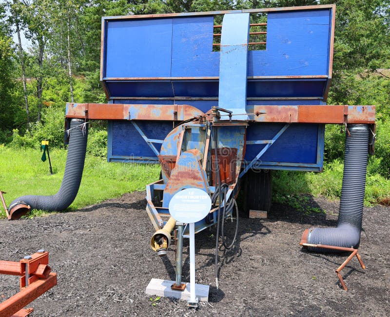 Spring Straw Collector Machine Stock Image - Image of blossom, aroma ...