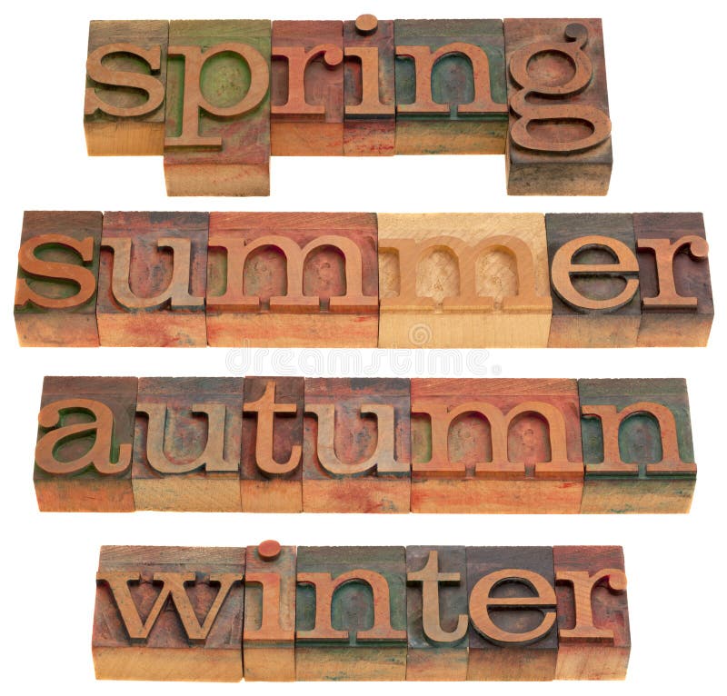 Four Seasons stock photo. Image of sign, seasonal, fall - 6874134