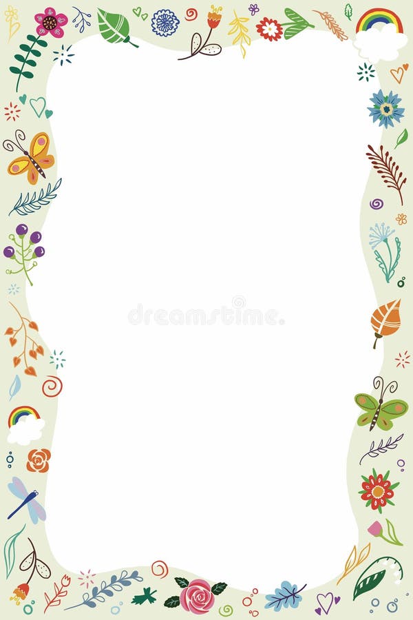 Bugs Border Flower Stock Illustrations – 103 Bugs Border Flower Stock ...