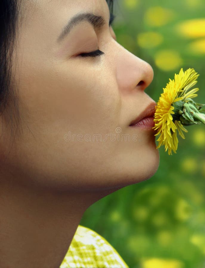 Spring Summer Kiss stock image. Image of feminine, emotion - 756293