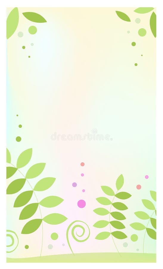 Spring Summer Nature Background Frame Illustration Stock Illustration ... Spring Summer Nature Background Frame Illustration Stock Illustration ...