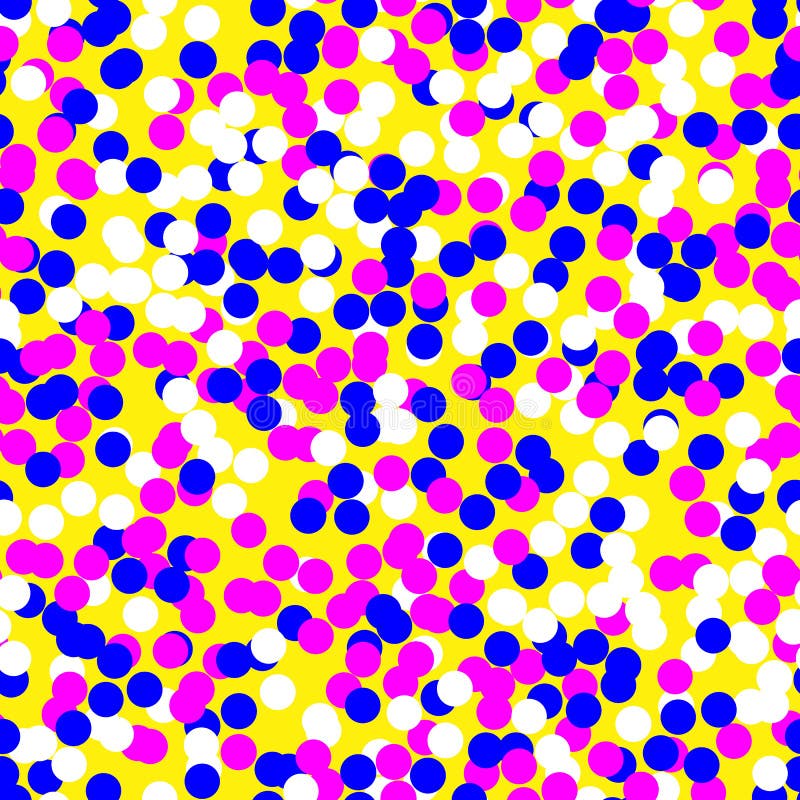 Spring and Summer Seamless Pattern,multicolor Polka Dot Fabric, Wallpaper, Vector Stock Vector ...