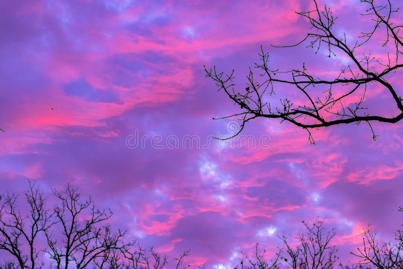 Spring Sunrise in the Midwest Stock Image - Image of afterglow, dawn ...