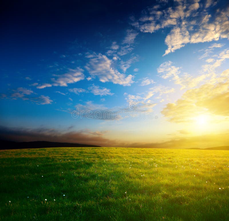 Spring Landscape stock image. Image of farmland, countryside - 14113983