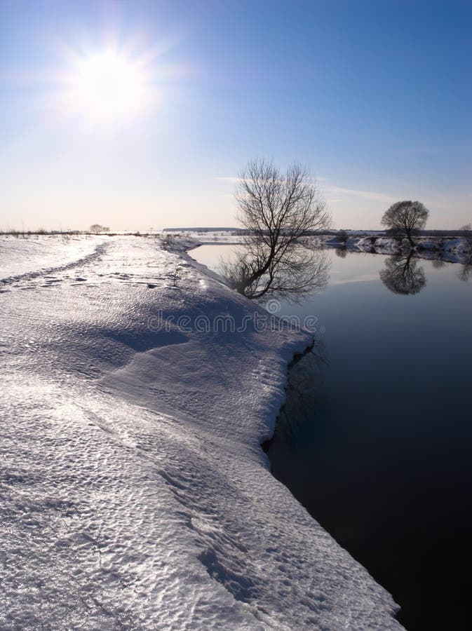 A Spring Sunset on Beauty Mountain in West Virginia. Stock Photo ...