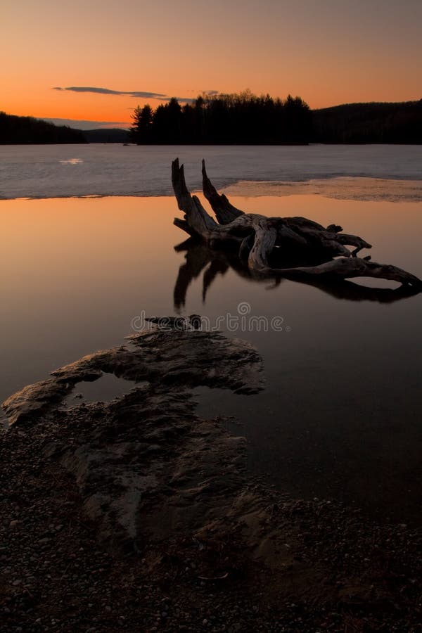 Beautiful spring sunset stock image. Image of melting - 29945699