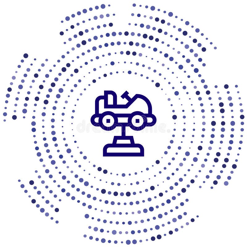 Spring Swing Car Vector Icon. Spring Swing Car Editable Stroke Stock ...