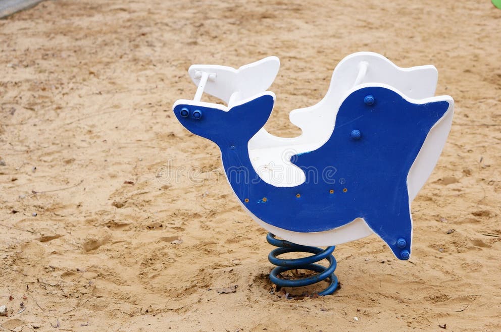 Spring swing stock photo. Image of dolphin, shape, spring - 49375852