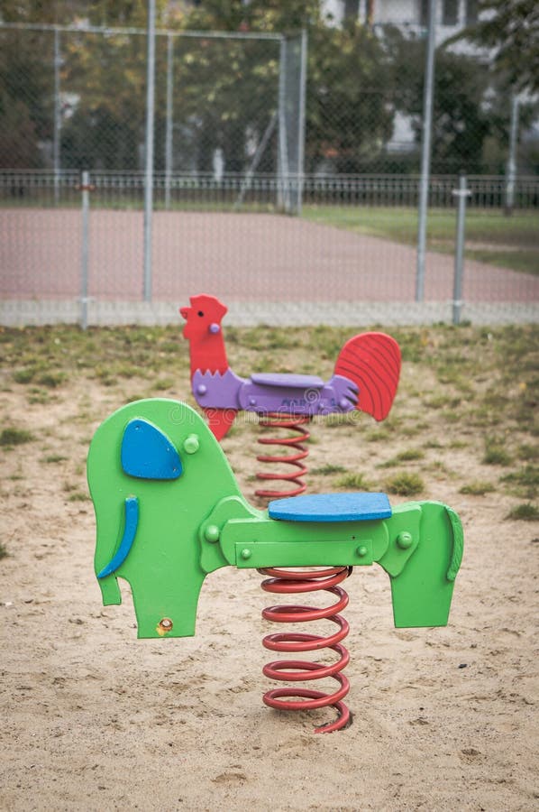 Spring swings stock photo. Image of wooden, swings, outdoor - 79058270
