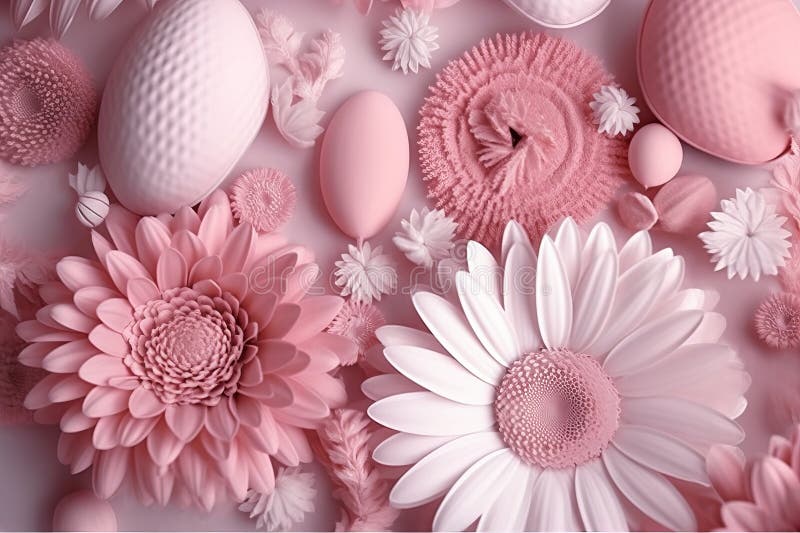 Spring Texture in Pink Pastel Colours,Generative AI Stock Illustration ...