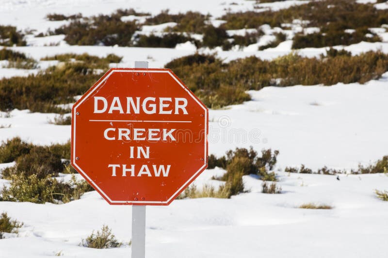 Spring thaw stock image. Image of thaw, water, sigh, spring - 11202629