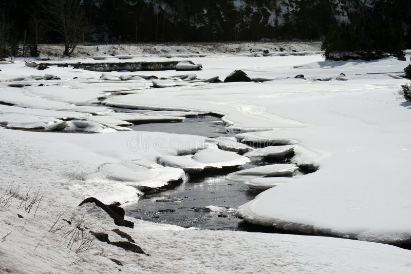 Spring Thaw stock photo. Image of river, spring, stream - 13362494