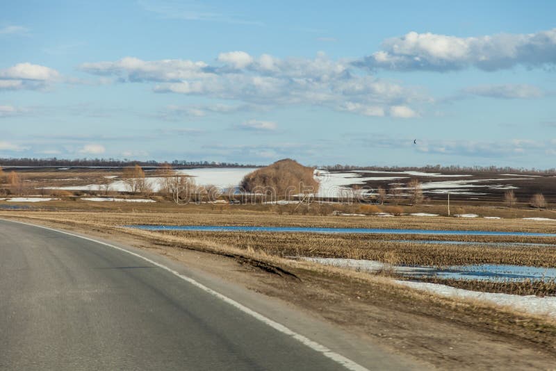 The spring thaw stock image. Image of nature, spring - 185683961