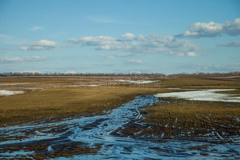 The spring thaw stock image. Image of outdoor, thawing - 185683995