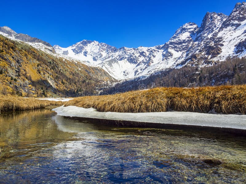 Spring thaw stock photo. Image of mountain, nature, europe - 90479544