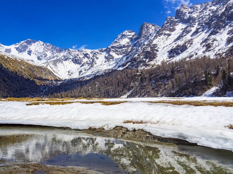 Spring thaw stock photo. Image of alps, nature, italian - 90480254