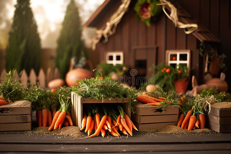 Spring-themed Photographic Background with White and Brown Veranda and ...