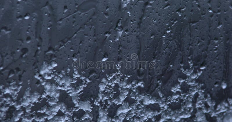 Spring Storm with Hail and Rain Stock Video - Video of raindrops, blue ...