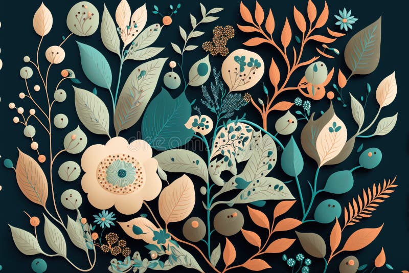 Spring Time Blossom Floral Flower Texture Background. Flawless Stock ...