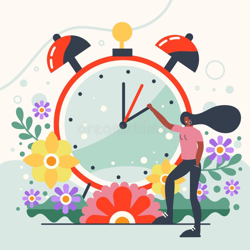 Spring Clock Stock Illustrations – 2,477 Spring Clock Stock ...
